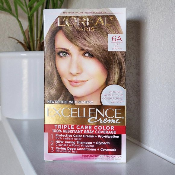 L'Oreal | Hair | New Loreal Excellence Creme Hair Color Dye In 6a Light ...